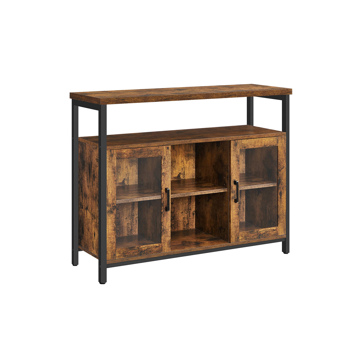 Vasagle Sideboard Mit Glastüren Songmics Home
